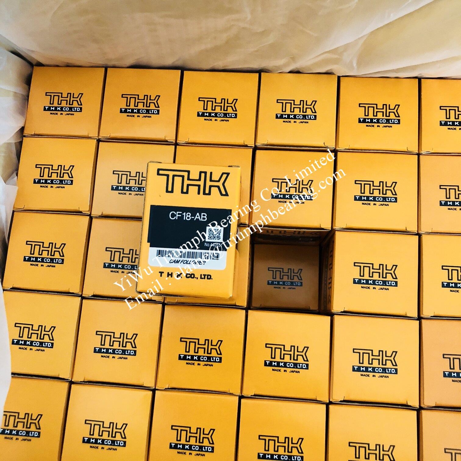 THK CF-AB Cam Follower with Grease Nipple , Cam Follower - CF-AB Series (CF18-AB)