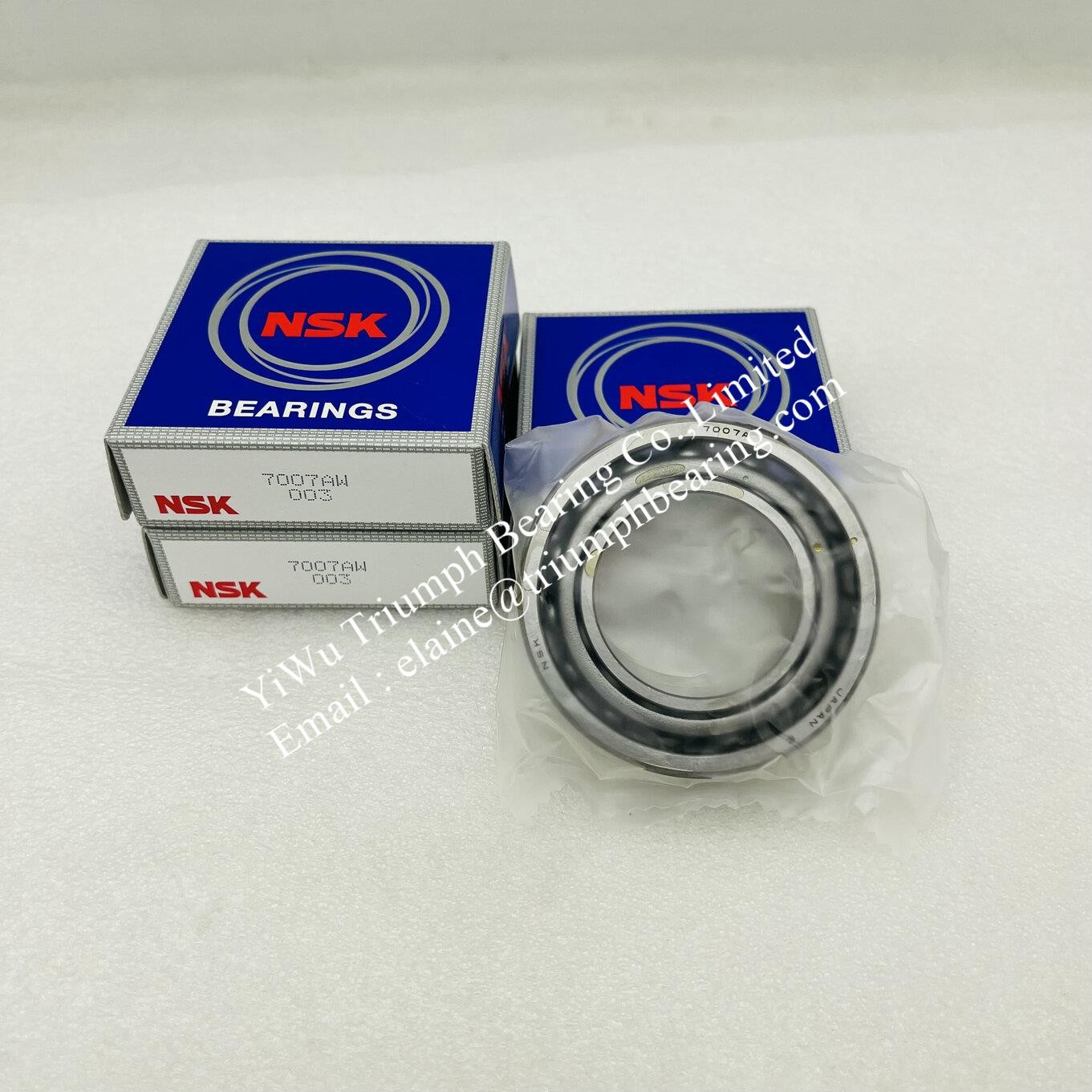 NSK Angular contact ball bearing 7007AW , 7009AW , 7001AW