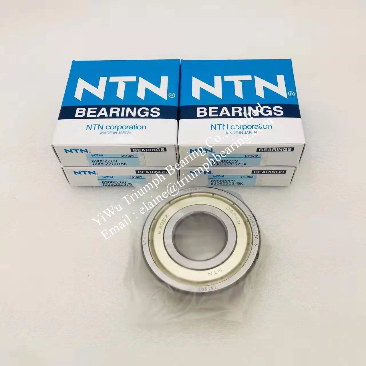 NTN Deep Groove Ball Bearing 6306ZZC3 , 6306ZZ